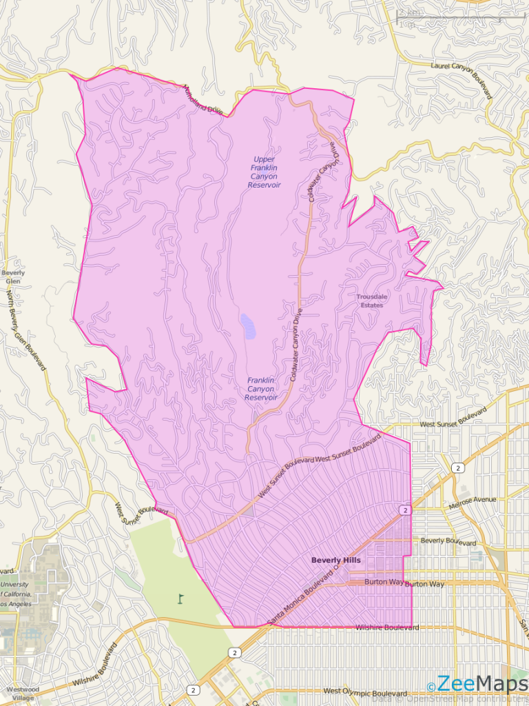 Zip Code - Highlight and Color US Counties in ZeeMaps
