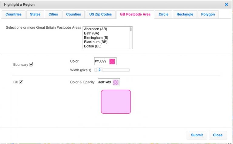 Make PostCode Area Map for Great Britain - Blog