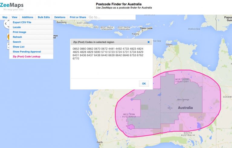 Postcode Finder for Australia, Interactive - Blog