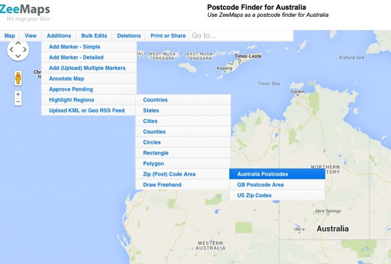Postcode Finder for Australia, Interactive - Blog