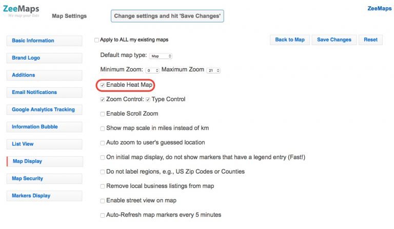 Heat Map Visualization in ZeeMaps - Blog