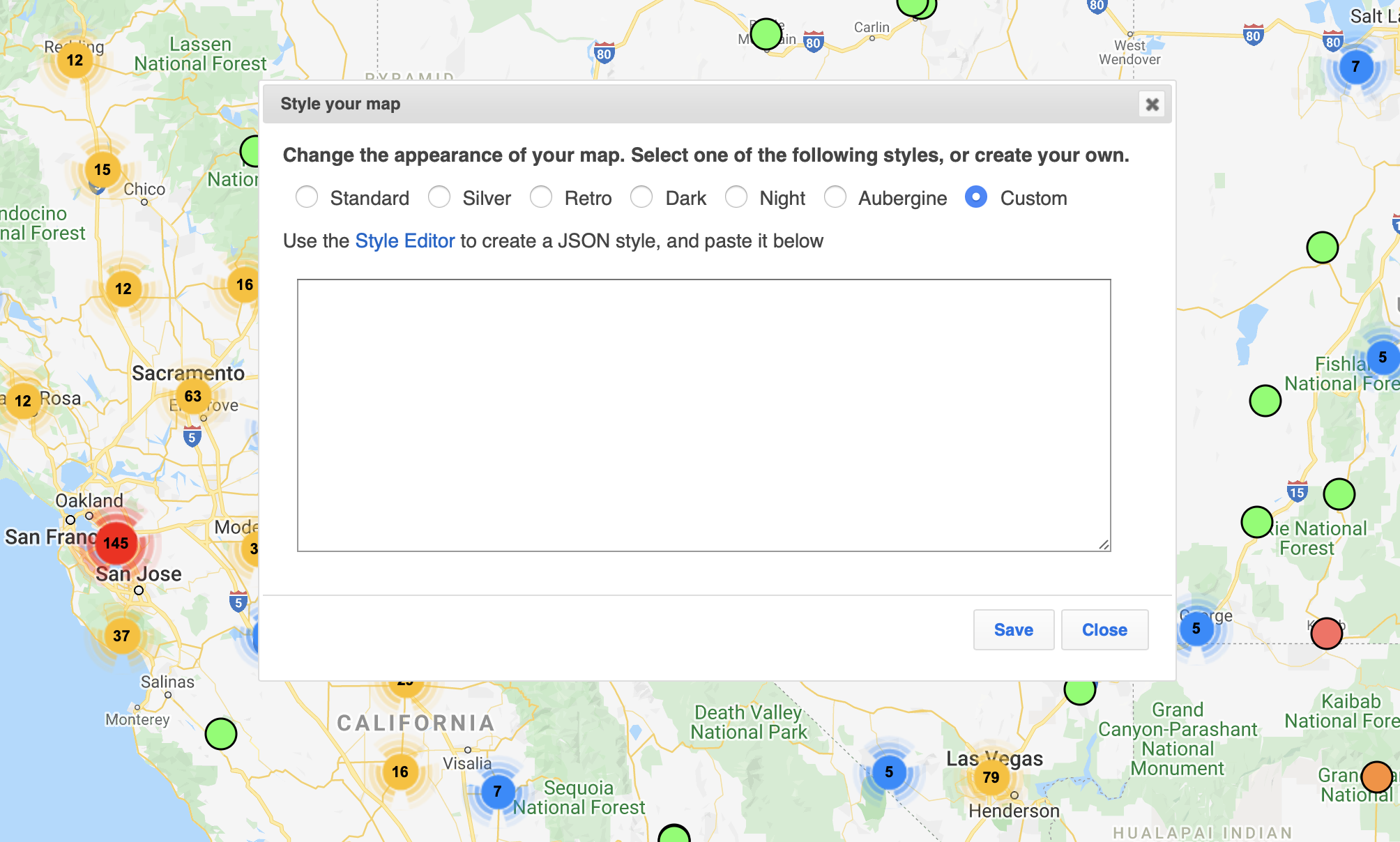 Map Type Tool - Change Map Style in ZeeMaps - ZeeMaps Blog