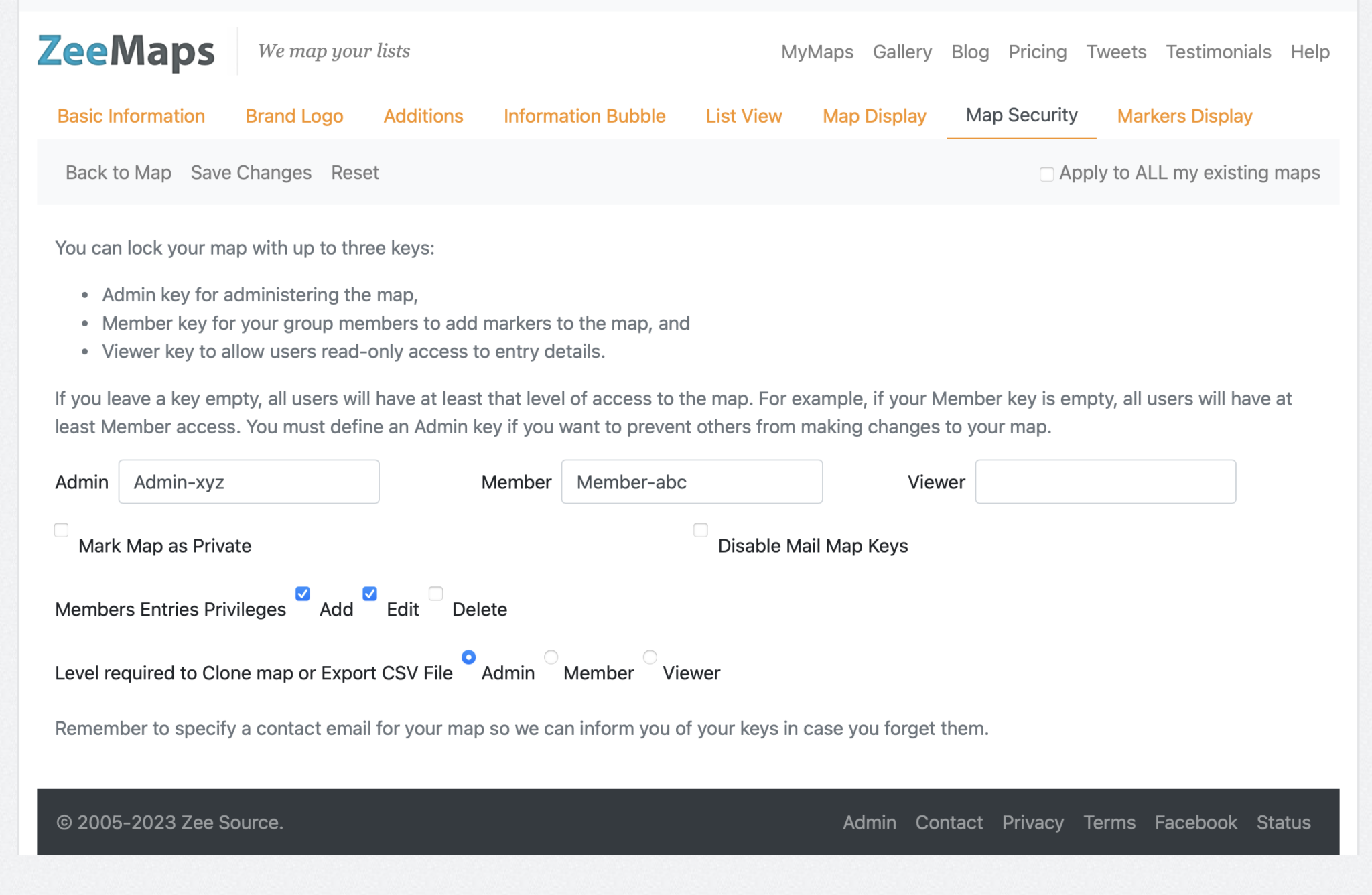 Online Map Secure Sharing with ZeeMaps - Blog