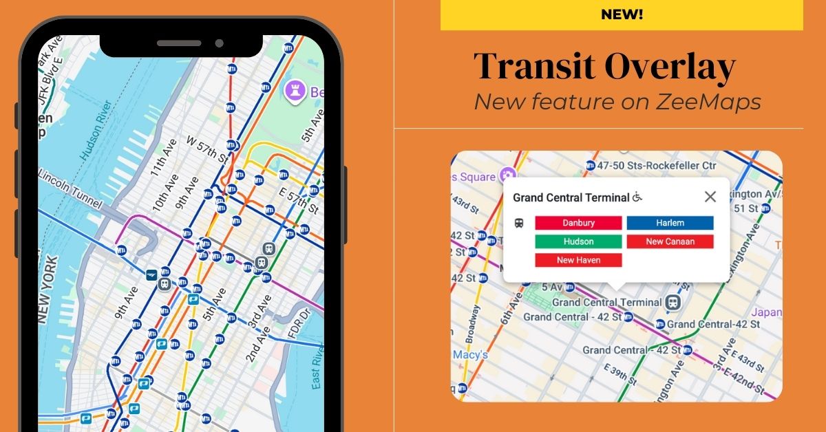 Add Public Transit Overlay to Your Custom Map - Blog