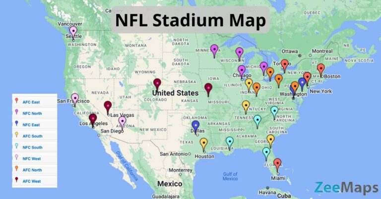Interactive NFL Stadium Map 2025: Explore All 32 Teams