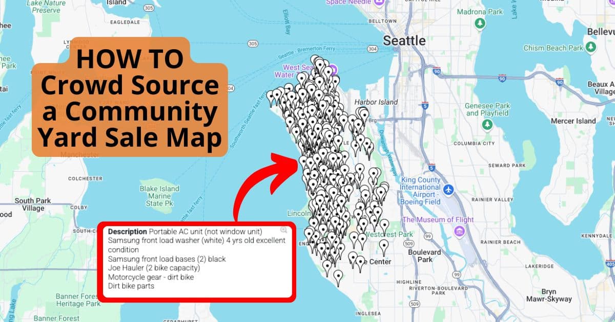 Spring Cleaning? Crowd Source a Yard Sale Map - Gallery