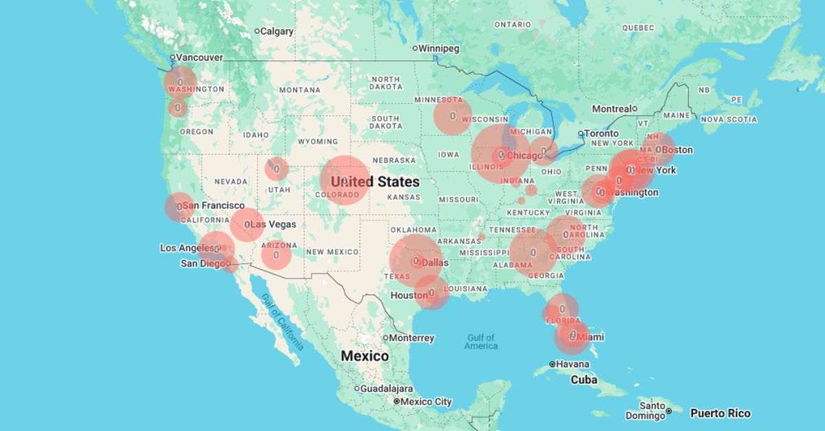 FAA Flight Reductions Map 2025 | Mapping the Shutdown's Impact - Gallery